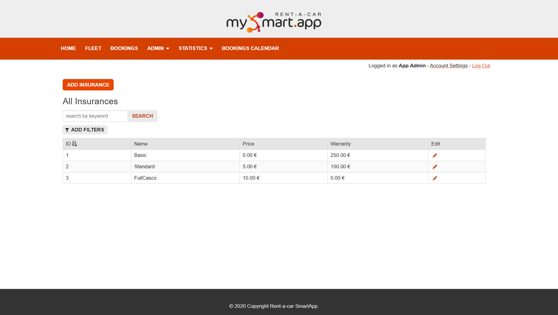 Rent-a-Car App - MySmart.App